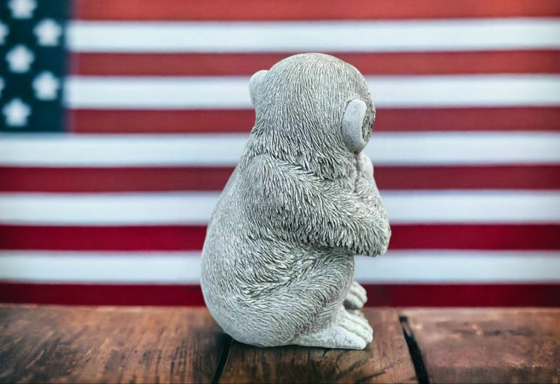 Chimpanzee Monkey Statue Realistic Monkey Figure Tropical Garden Art ...