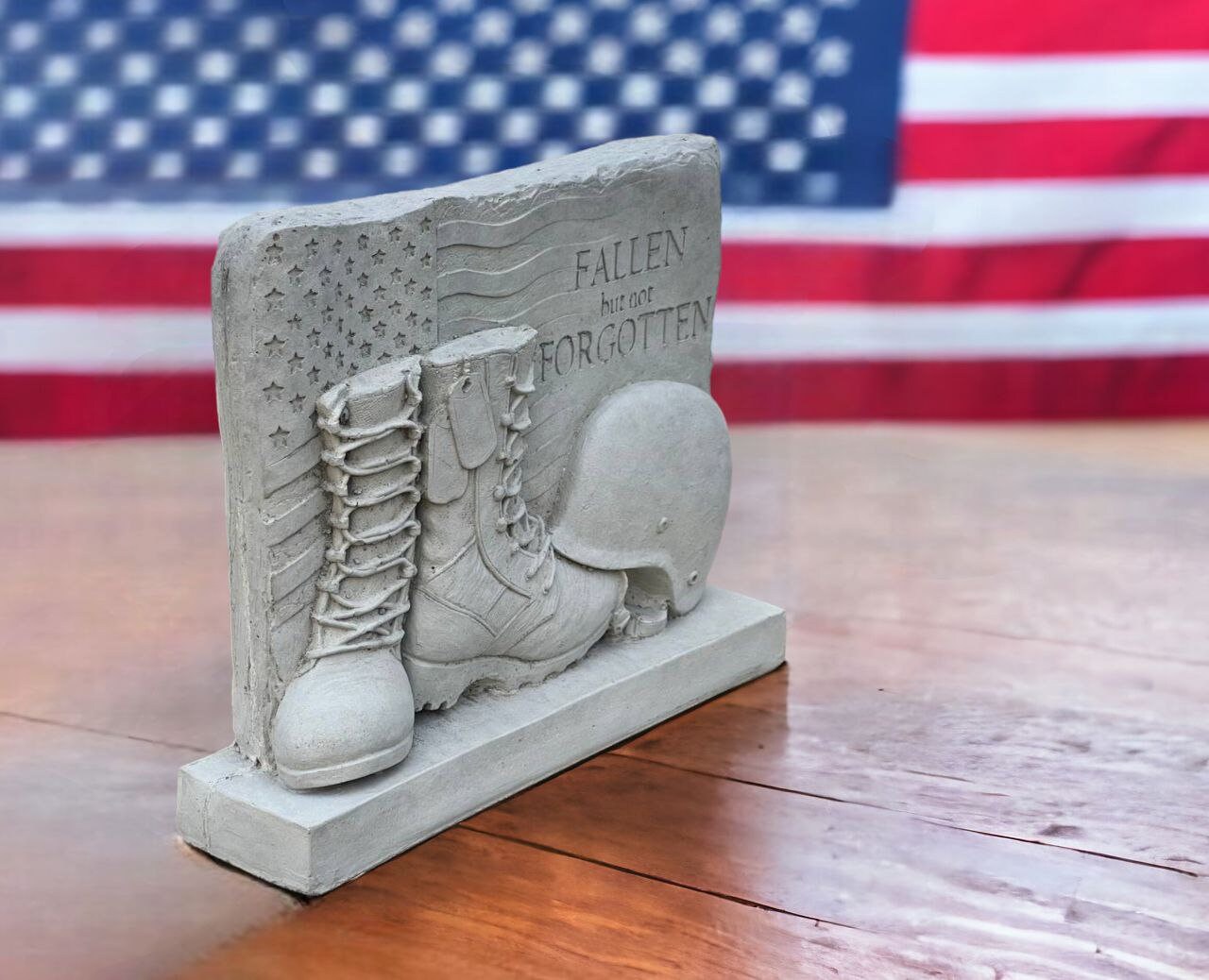 Concrete Soldier Memorial United States Military Soldier Grave Outdoor ...