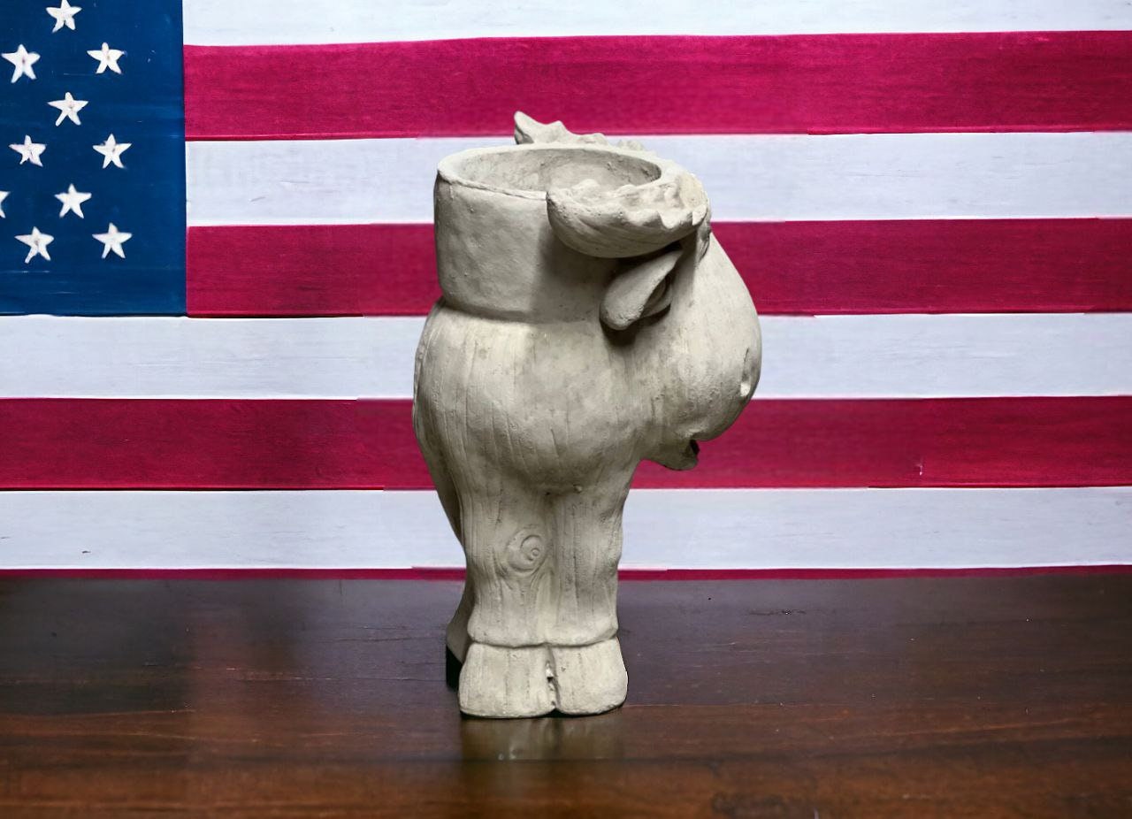 Standing Large Moose Planter Concrete Moose Flowers Pot Figurine ...