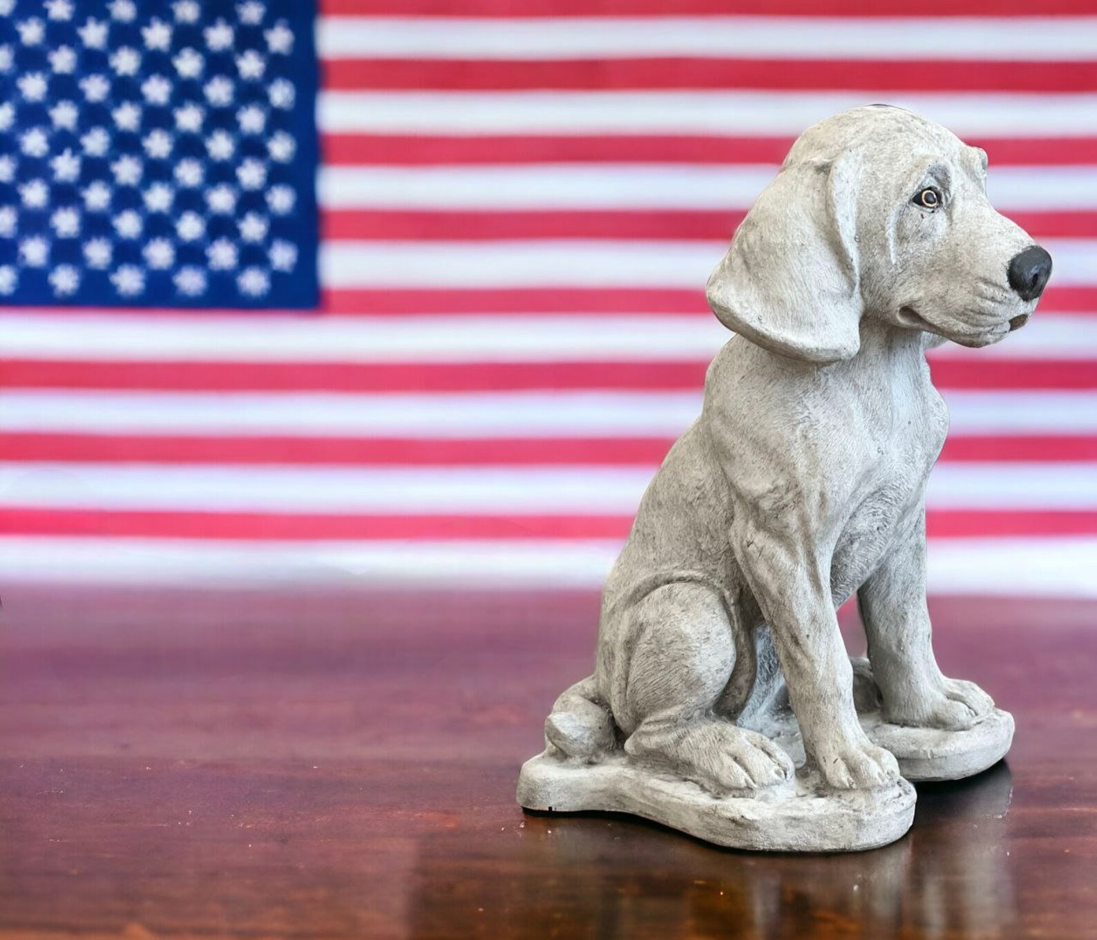 Sitting Beagle on Base Statue Backyard Beagle Dog Figure Made in USA - Etsy