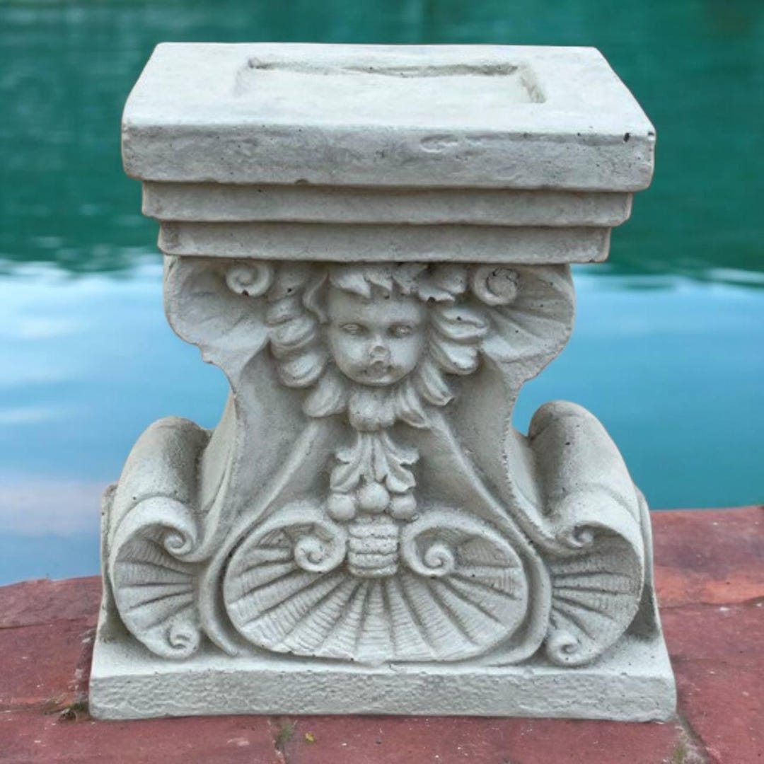 Rock With Face Statue Concrete Rock Decoration Detailed Decor for ...