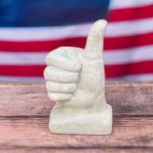 Thumbs up Hand Statue Concrete Hand Sculpture Detailed Finger up Figure ...