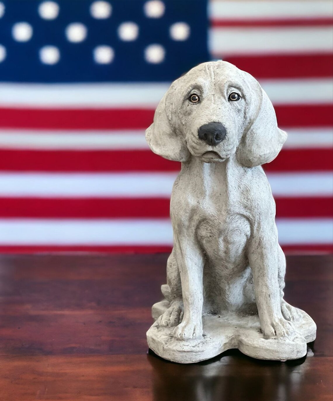 Sitting Beagle on Base Statue Backyard Beagle Dog Figure Made in USA - Etsy