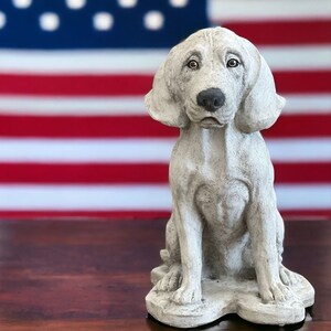 Sitting Beagle on Base Statue Backyard Beagle Dog Figure Made in USA - Etsy