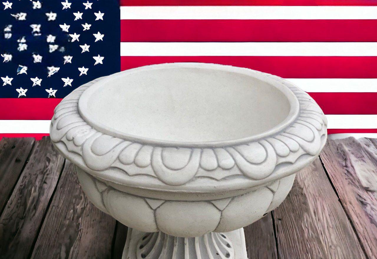 Ribbed Urn Radiance Pot Figure Concrete Planter Sculpture Large Urn ...