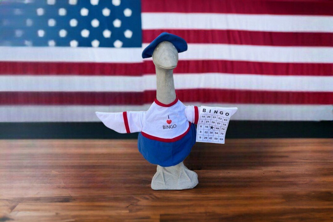 Goose for Dressing Figure Large Goose for Porch Sculpture Concrete ...