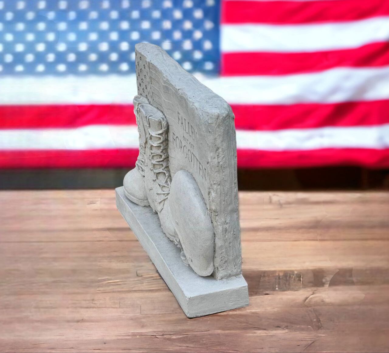 Concrete Soldier Memorial United States Military Soldier Grave Outdoor ...