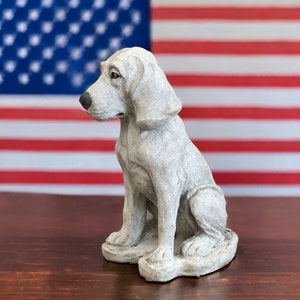 Sitting Beagle on Base Statue Backyard Beagle Dog Figure Made in USA - Etsy