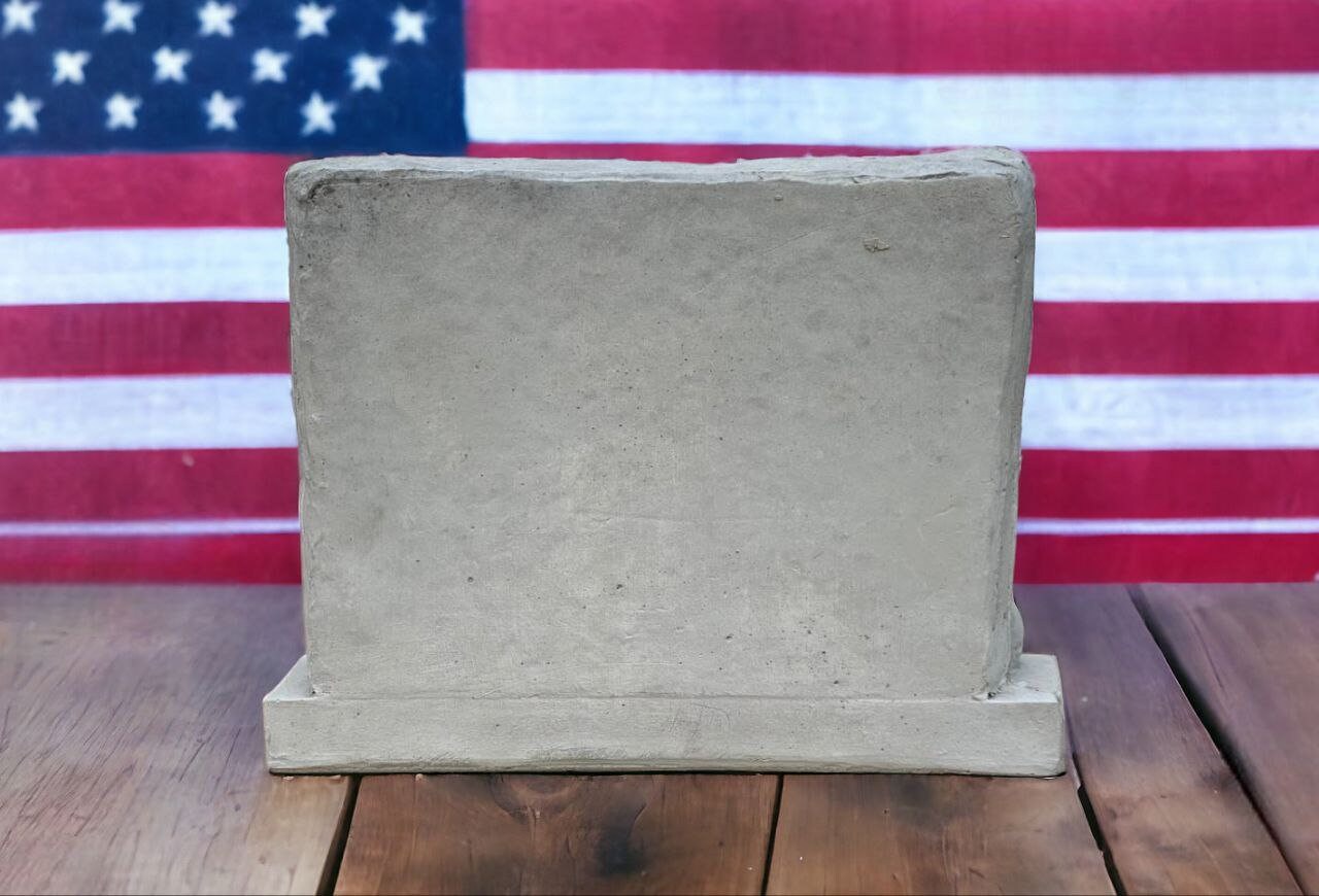 Concrete Soldier Memorial United States Military Soldier Grave Outdoor ...