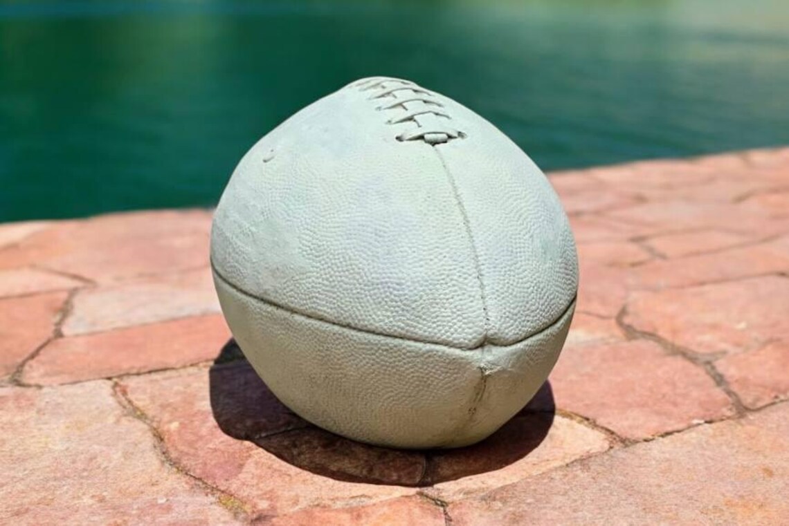 Concrete Football Figure Football Fans Gift Idea Soccer Sculpture ...