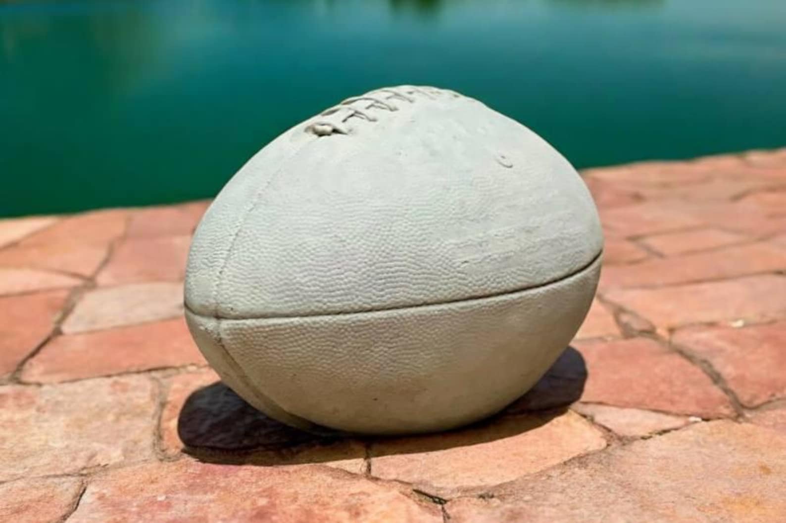 Concrete Football Figure Football Fans Gift Idea Soccer Sculpture ...