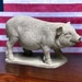 Pig on Base Statue Concrete Pig Figure Standing Potbelly Sculpture Farm ...