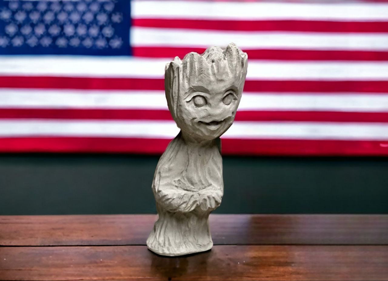 Standing Groot Statue Concrete Movie Groot Figure Made in USA - Etsy