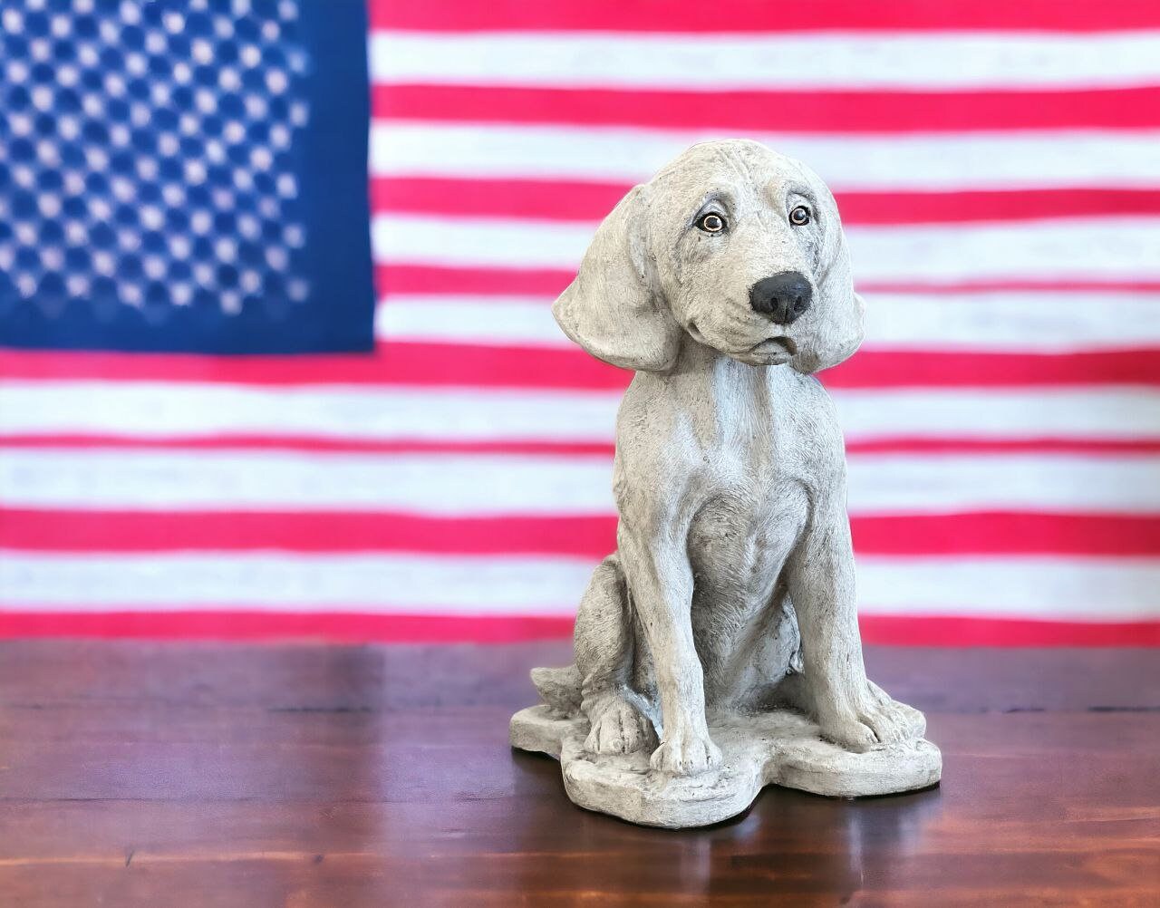 Sitting Beagle on Base Statue Backyard Beagle Dog Figure Made in USA - Etsy