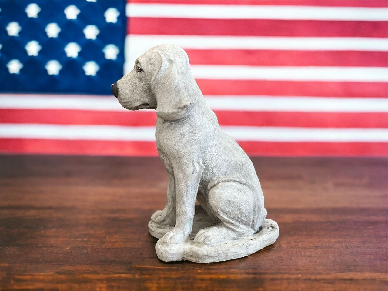 Sitting Beagle on Base Statue Backyard Beagle Dog Figure Made in USA - Etsy