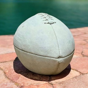 Concrete Football Figure Football Fans Gift Idea Soccer Sculpture ...