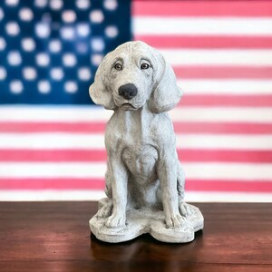 Sitting Beagle on Base Statue Backyard Beagle Dog Figure Made in USA - Etsy