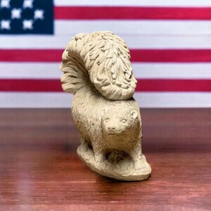 Massive Skunk on Base Statue Concrete Wild Animal Sculpture Detailed ...