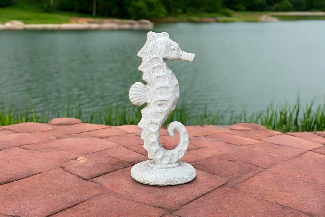 Massive Seahorse Figure Detailed Seahorse Statue Wild Ocean Animal ...