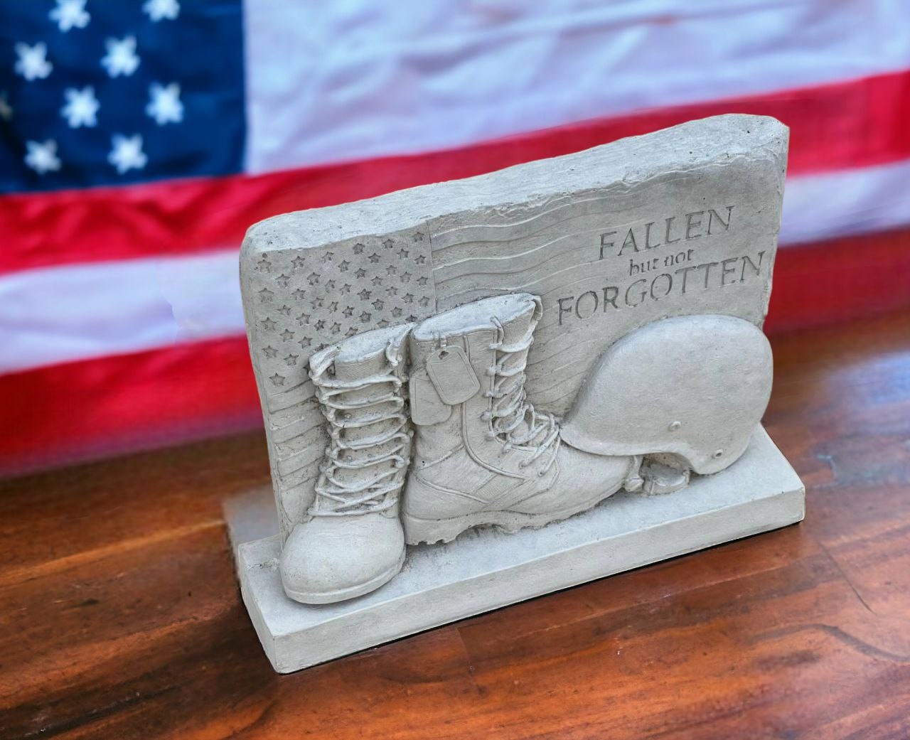 Concrete Soldier Memorial United States Military Soldier Grave Outdoor ...
