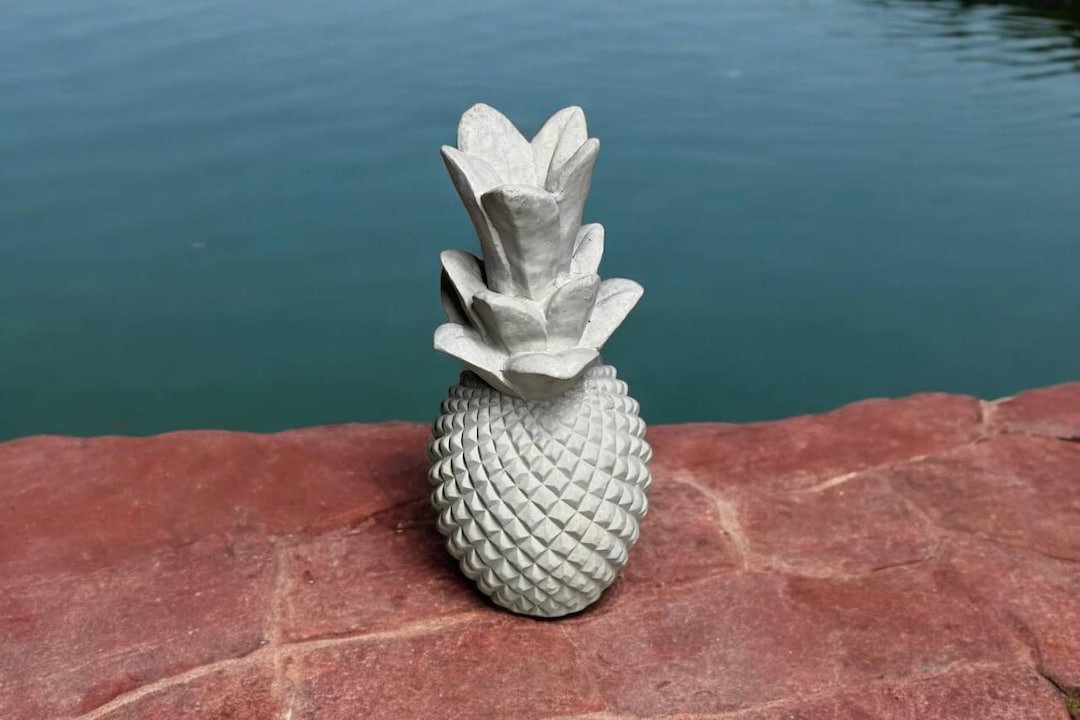 Large Pineapple Statue Concrete Pineapple Figure Massive Pineapple ...