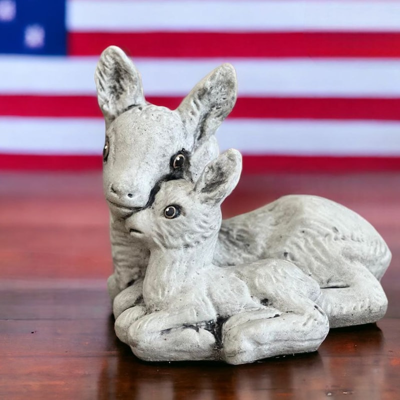 Concrete Deer Statues - Etsy