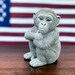 Chimpanzee Monkey Statue Realistic Monkey Figure Tropical Garden Art ...