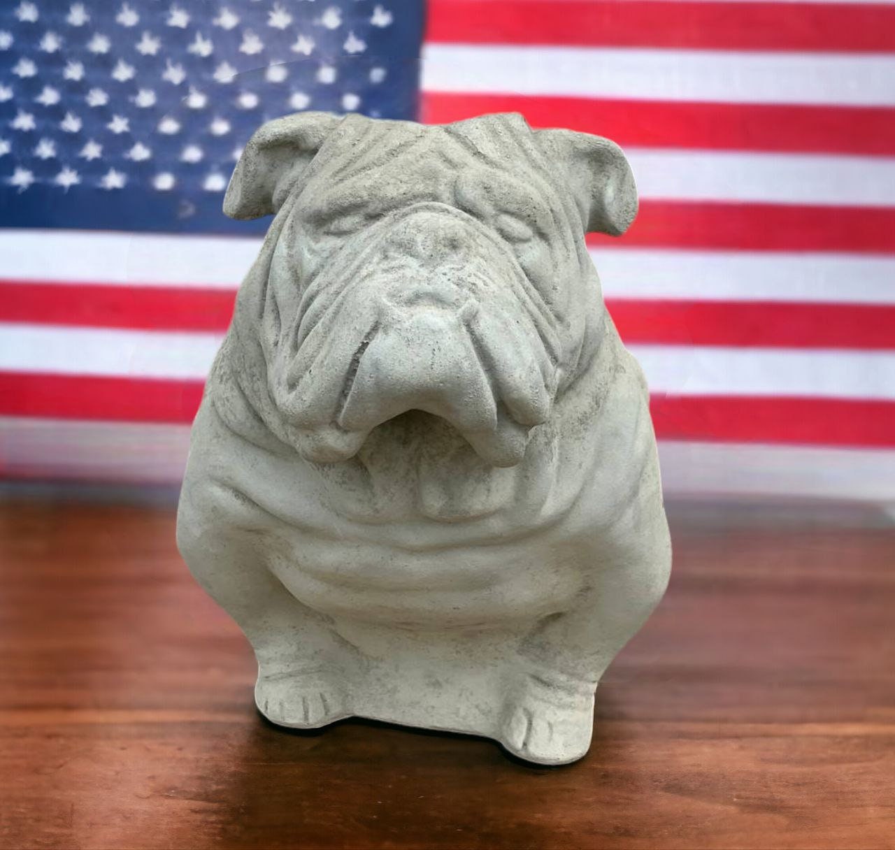 Massive Bulldog Statue Concrete Bulldog Figurine Garden Bulldog ...