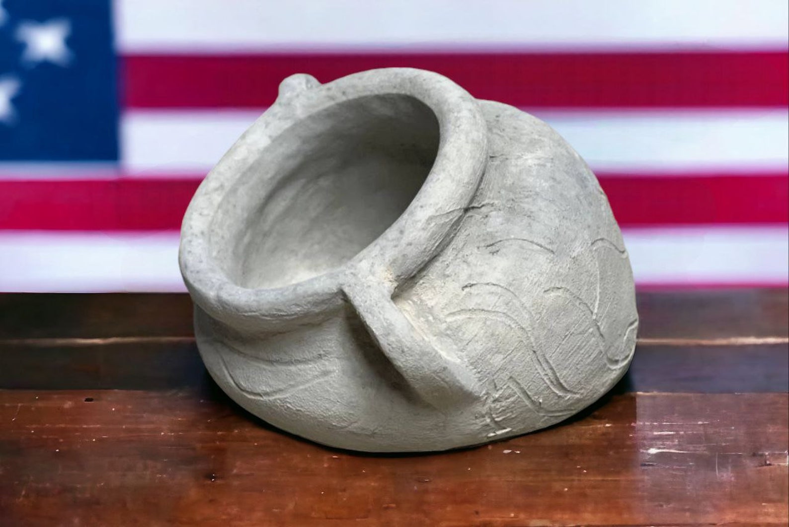 Pot on Side Statue Massive Flowers Planter Figure Outdoor Garden Pot ...