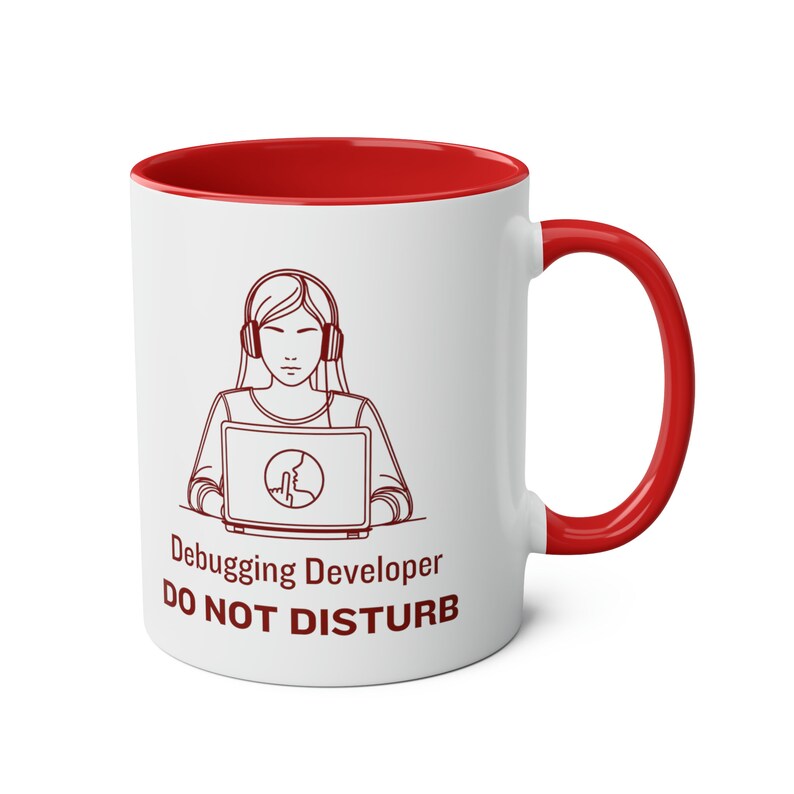Software Engineer And Developer Debugging Do Not Disturb Mug Funny Coding Cup T For Programmers