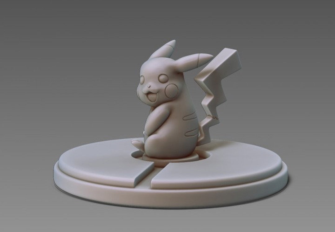 Pikachu Pokeball Diorama Pokemon STL File - Etsy