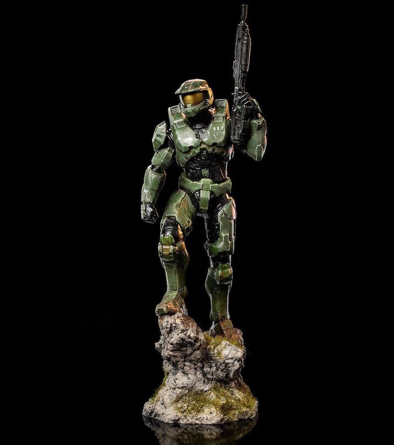 Halo Master Chief STL File High Detail Halo Game 3D Model Perfect for ...