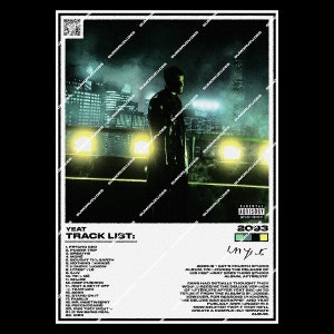 Yeat / 2093 Album Poster - Etsy