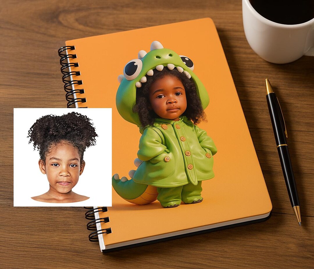 Custom Spiral Notebook With Your Face or Logo Print Cover No Design Fee ...