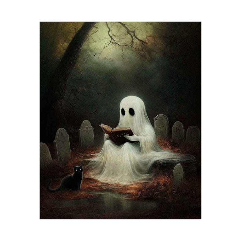 Ghost Reading a Story - Etsy