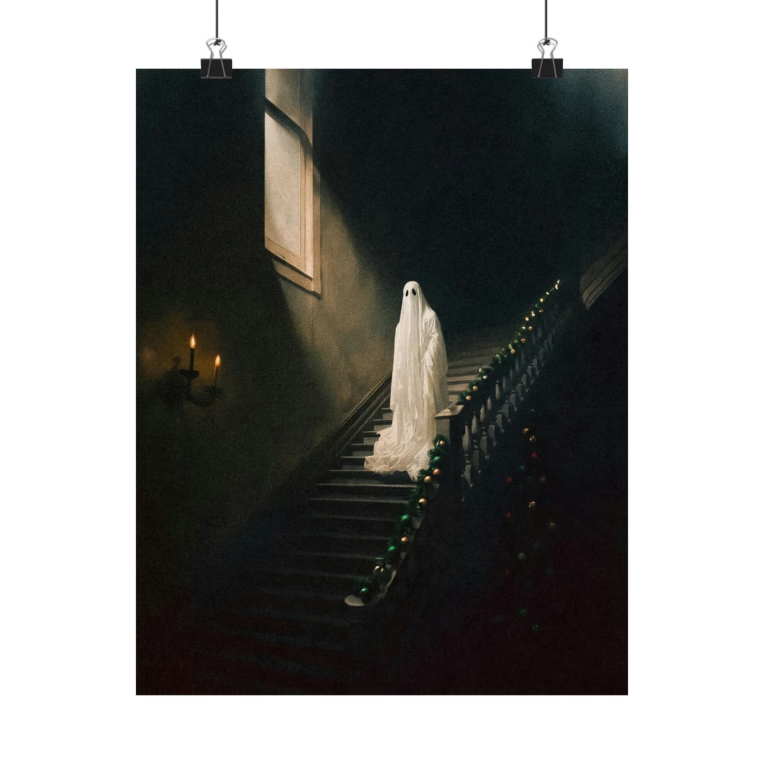 Ghost on Stairs - Etsy