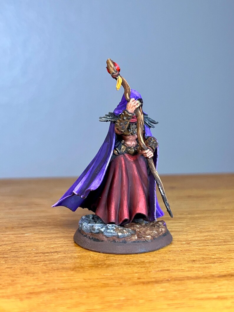 Painted Seer Mage Wizard Cleric Miniature. Pro Painted Dungeons and ...