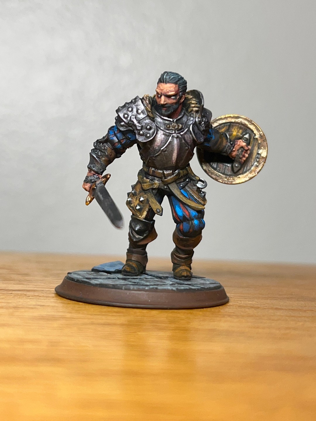 Painted Vanguard Fighter From Artisan Guild , Painted Miniature ...