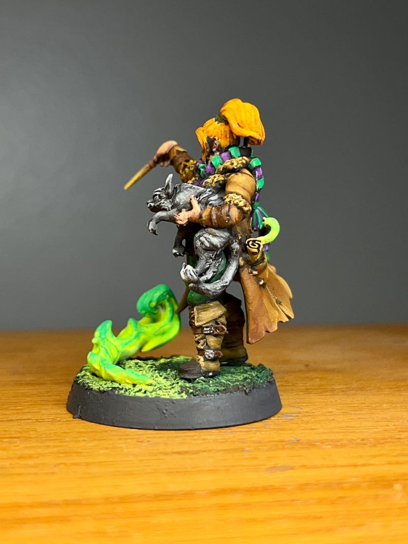 Kaelen Flameborn, Painted Mage Wizard Miniature From Signum Games. Pro ...
