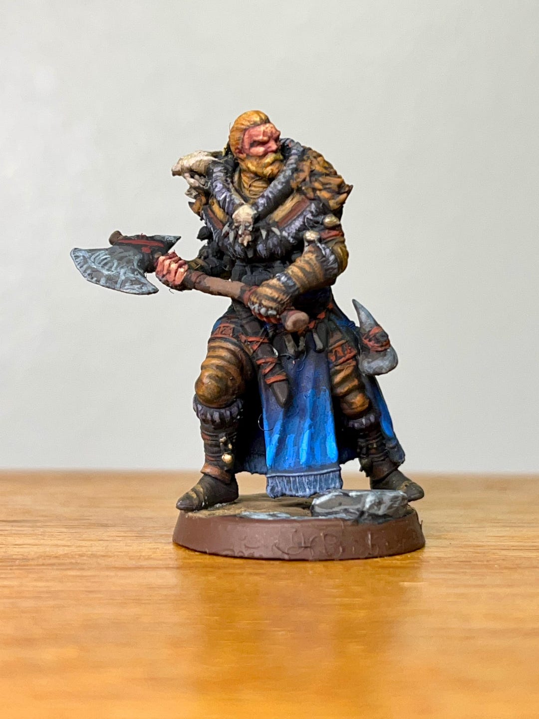 Painted Miniature, Barbarian Fighter, Pro Painted DND D&D Dungeons and ...