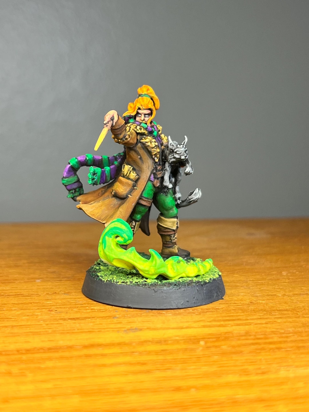 Kaelen Flameborn, Painted Mage Wizard Miniature From Signum Games. Pro ...