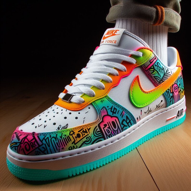 Custom Made Nike Air Force One - Etsy