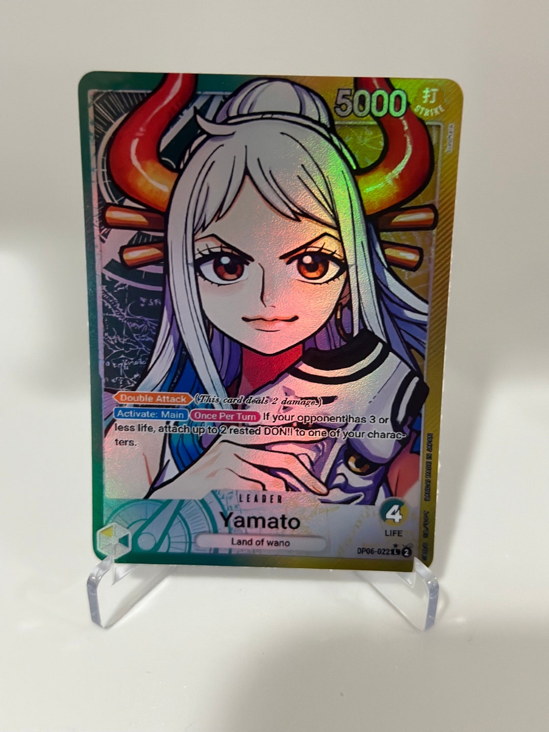 One Piece Yamato Leader OP06-022 Alt Art Proxy - Etsy