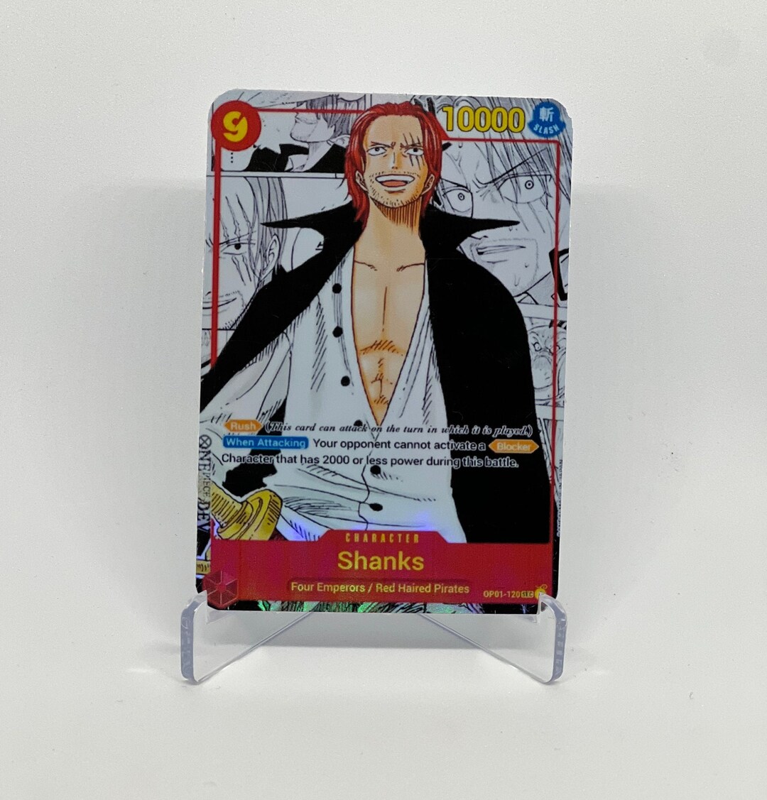 One Piece Shanks Manga Op 01 Proxy / Hand Crafted - Etsy