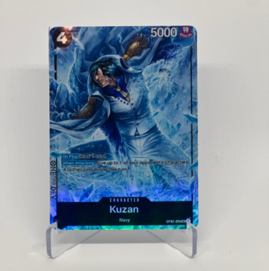 One Piece Kuzan Alt Art Op02-096 Proxy / Hand Crafted TCG - Etsy