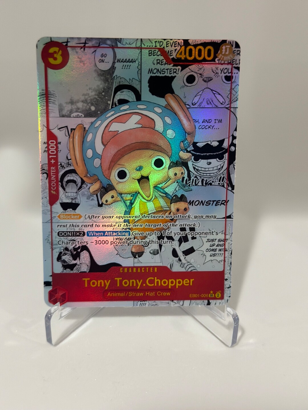 Tony Tony. Chopper Mangá Alt Art EB01-006 Proxy - Etsy Portugal
