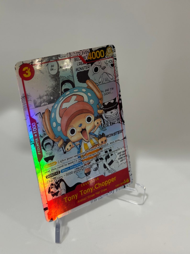 Tony Tony. Chopper Mangá Alt Art EB01-006 Proxy - Etsy Portugal