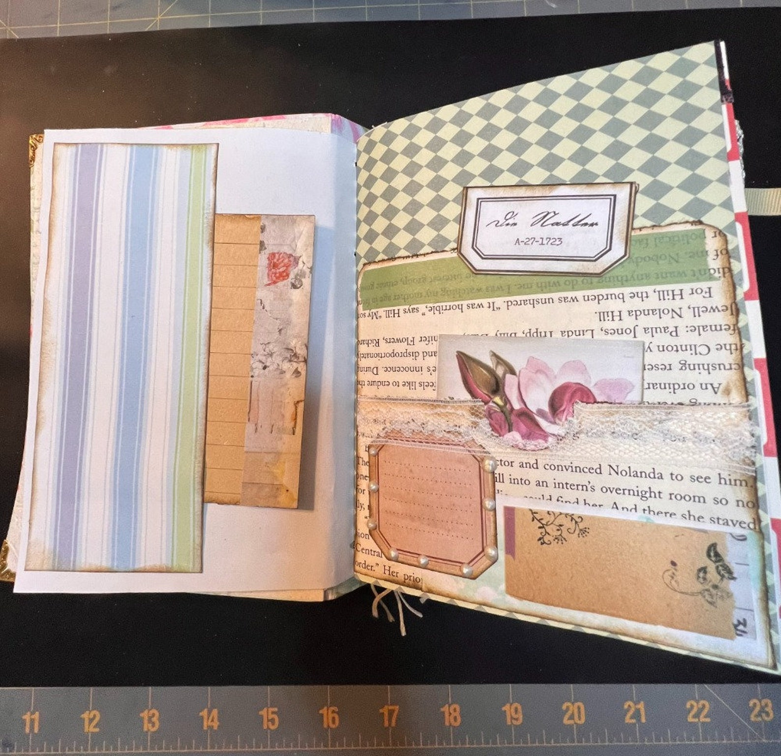 Pink Wallpaper Junk Journal - Etsy