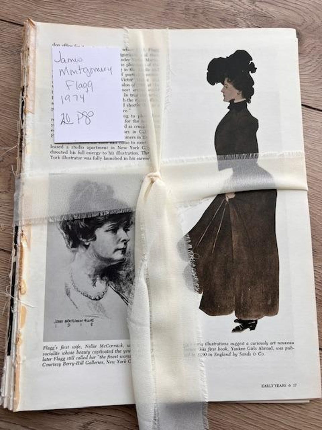 1974 "james Montgomery Flagg" Book Pages - Etsy