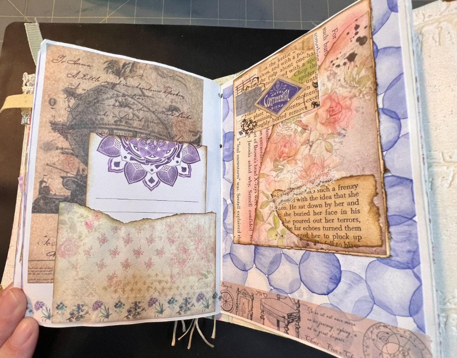 Pink Wallpaper Junk Journal - Etsy
